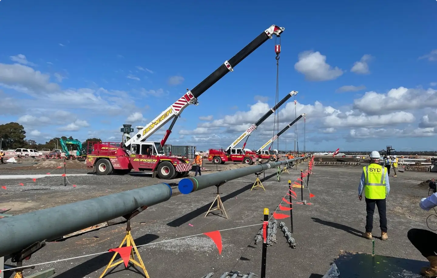 Jet Fuel Pipeline Upgrade at Sydney Airport - Shannon Group Services